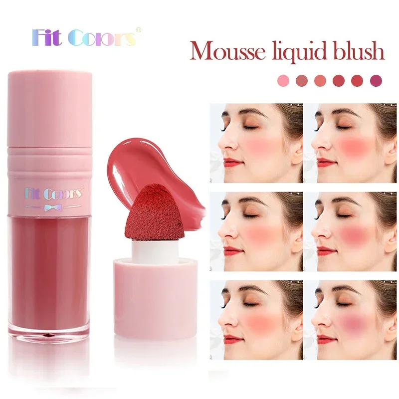 Liquid-Blush-Cheek-Tint-Sponge-Tip-Soft-Smooth-Face-Contour-Makeup ...