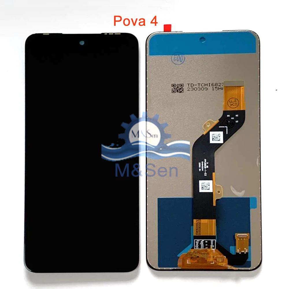 Original Para Tecno Pova 2 LE7 LCD Pova 3 LF7N Pova 4 LG7n Display ...
