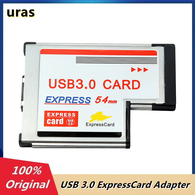 Dual 2 Port USB 3.0 ExpressCard Adapter 54 54mm Hidden Inside USB3.0 ...
