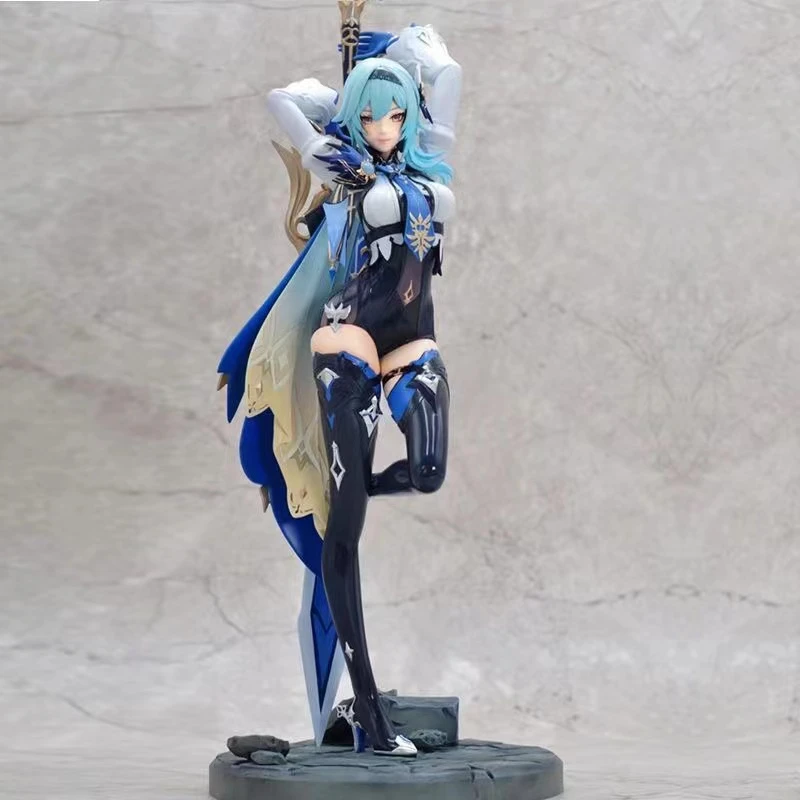 Genshin Impact Eula Decor Figure Toy Pvc Model Statue Collection Dress ...