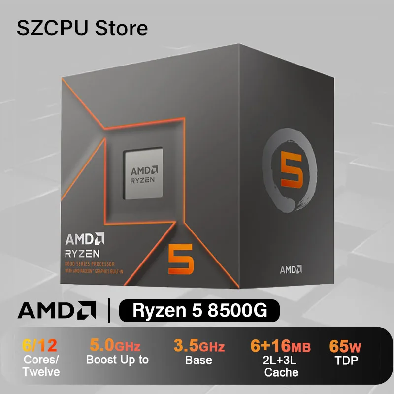 AMD-Ryzen-5-8500G-6-Cores-12-Threads-5GHz-AM5-CPU-New-boxed-processor ...