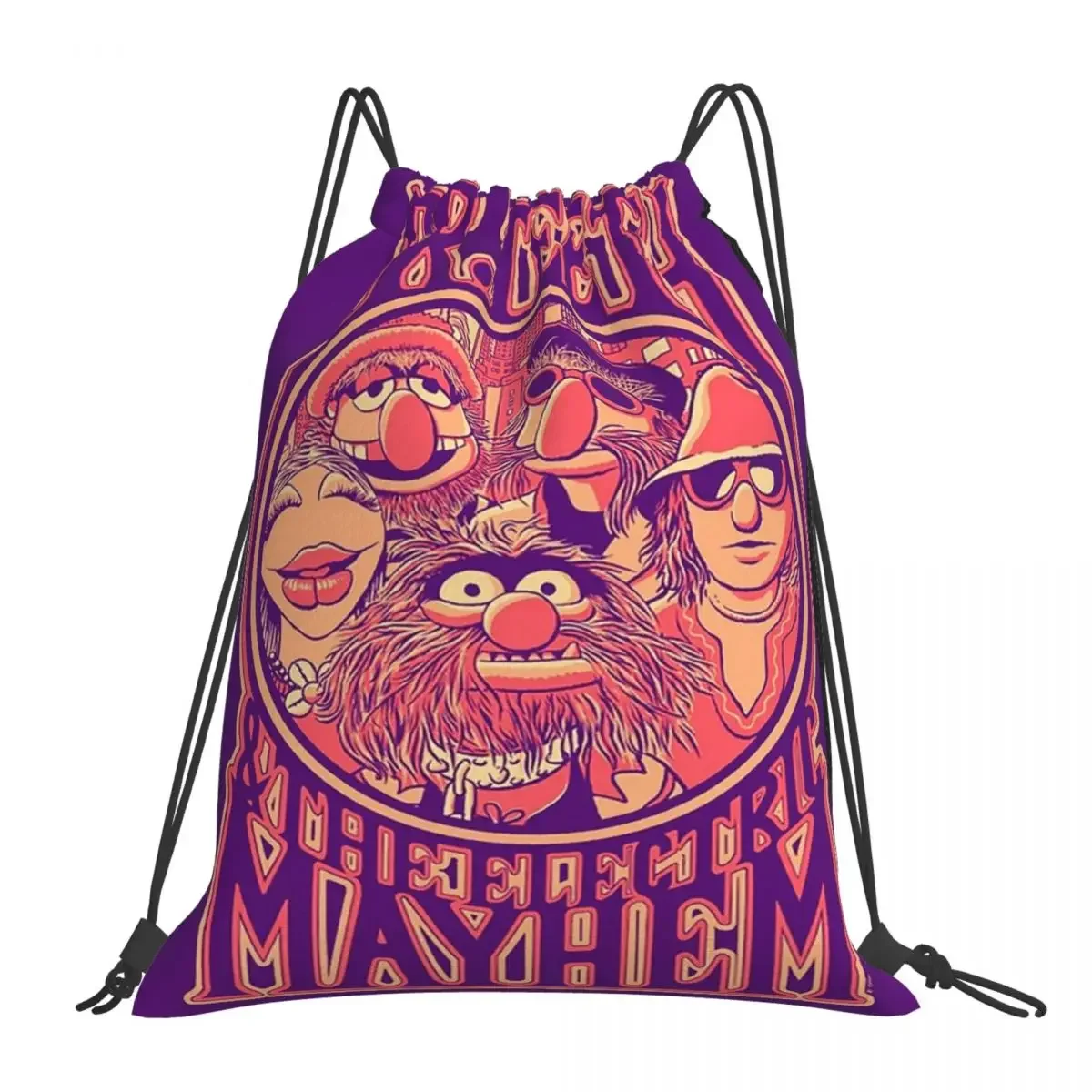 Dr-Teeth-Backpacks-Fashion-Portable-Drawstring-Bags-Drawstring-Bundle ...