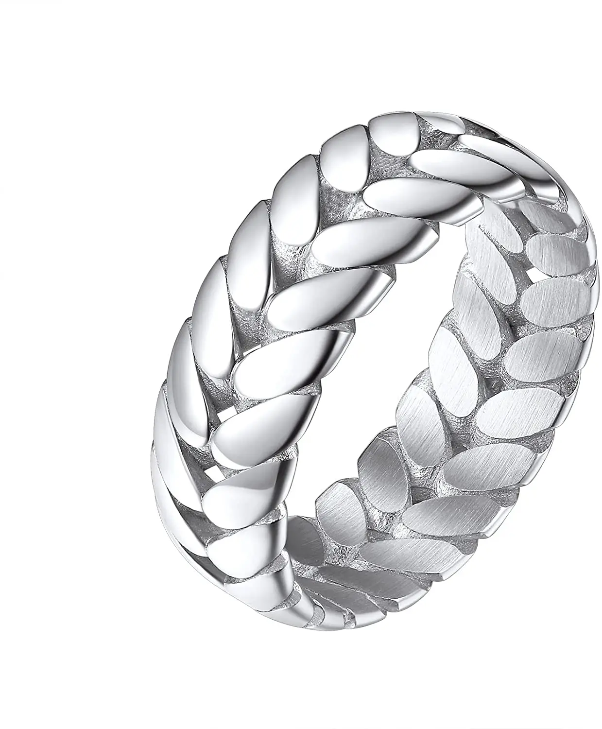 ChainsPro-Statement-Chain-Link-Rings-for-Women-Men-Stainless-Steel ...