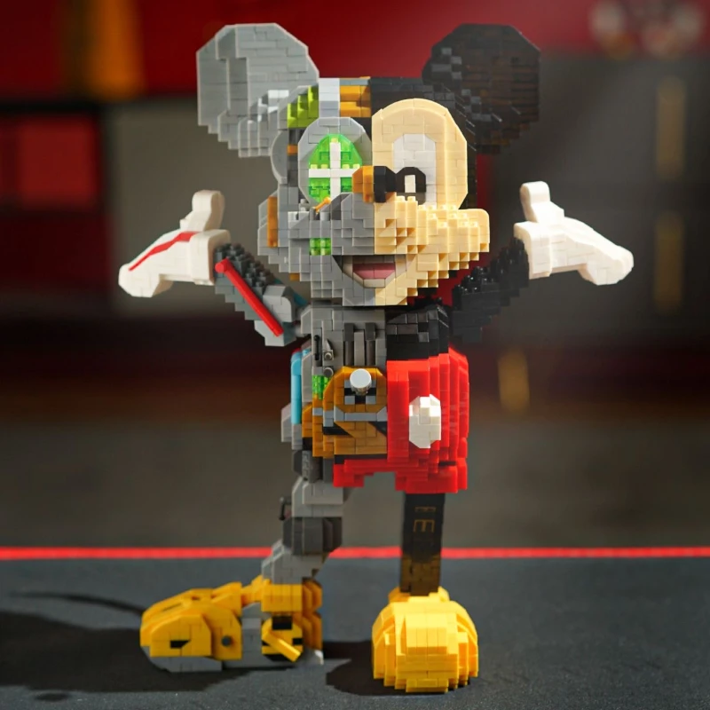 Disney-Mechanical-Mickey-Mouse-Micro-Building-Blocks-Happy-25Cm-Diamond ...