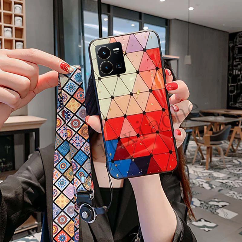 Phone-case-For-VIVO-Y16-Y22-Y35-Diamond-TPU-Bling-Full-Protect-cover ...