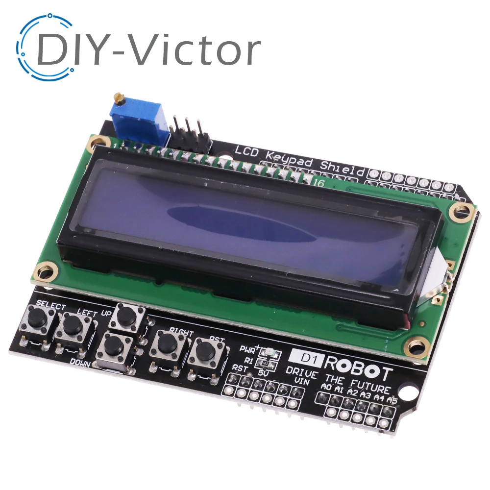 LCD-Keypad-Shield-LCD1602-LCD-1602-Module-Display-Expansion-Board-For-Arduino-ATMEGA328 ...