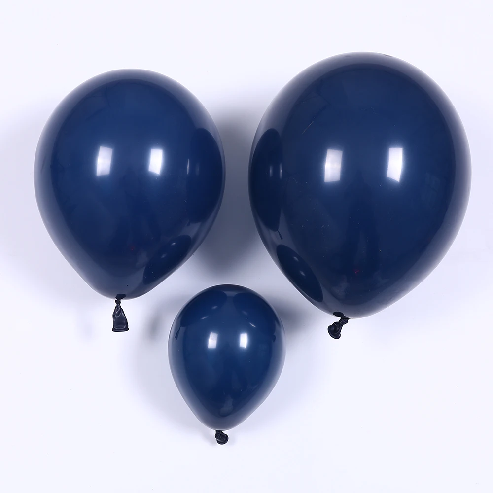 Globos de helio de látex azul marino, suministros para Decoración de ...