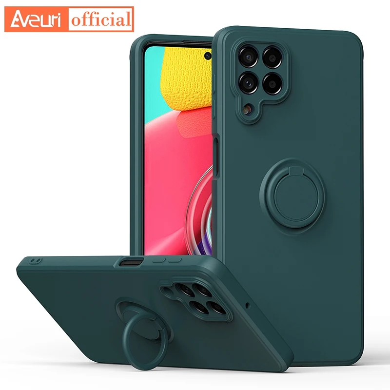 Liquid-Silicone-Case-For-Samsung-Galaxy-M53-5G-M12-M22-M32-M62-F62-M21 ...