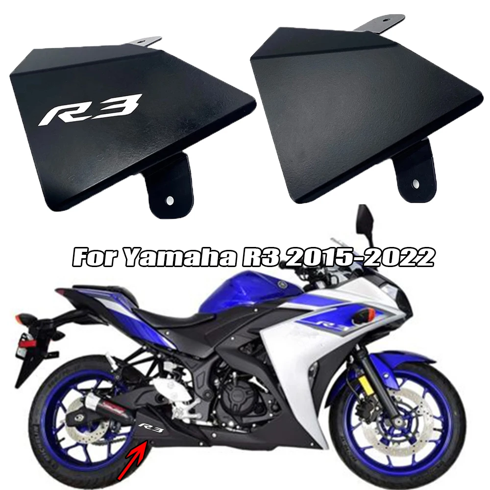 2021 오토바이 보호 커버, 야마하 YZF R3 YZF R3 2022 배기 보호 커버 r3 용, 신제품| | - AliExpress