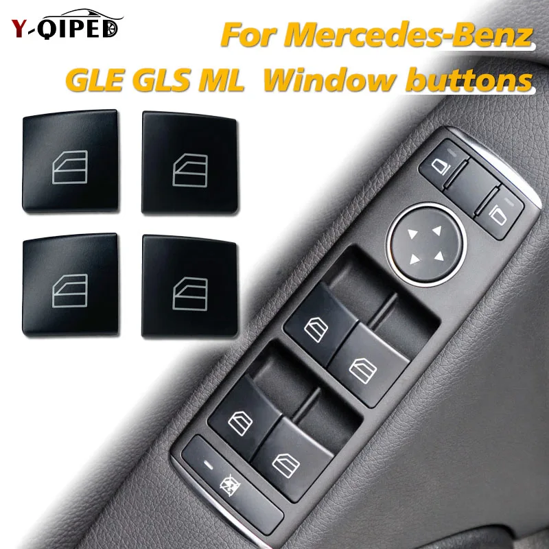 Window-Switch-Button-Cover-Cap-For-Mercedes-Benz-GLE-GLS-ML-W463-W166 ...