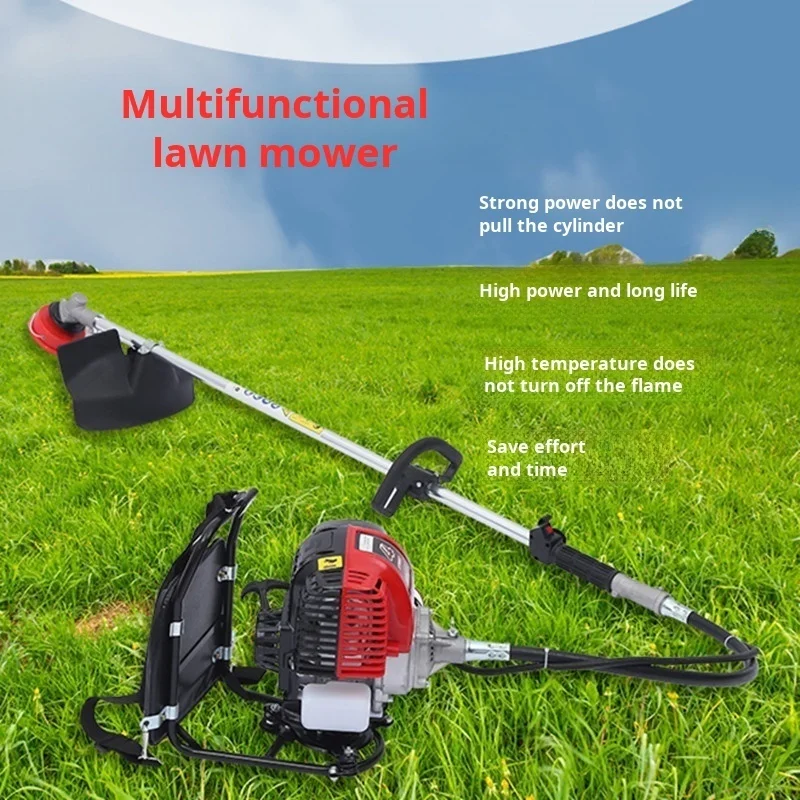 Small-lawn-mower-Fourstroke-backpack-weed-whacker-Ryegrass-mower ...