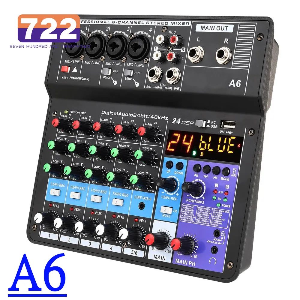 A4-A6-Mixer-Live-Sound-Card-all-in-one-Machine-Multi-Reverberation ...