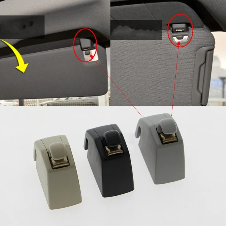 QDPATRICKSun Visor Retainer Hanger Clip Holder Hook Bracket For Porsche ...