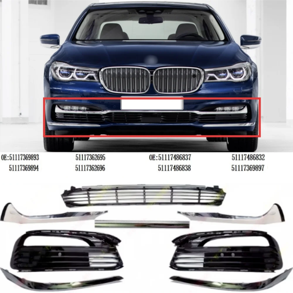 ヘッドライトカバー,アクセサリー,フォグカバー,フレーム,BMW 7シリーズg12 730li 740 750 760 2016 -2018 ...