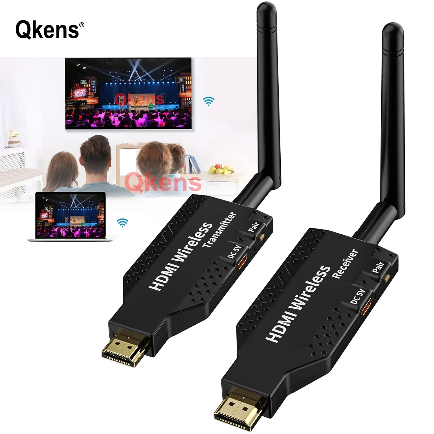 Transmisi-n-inal-mbrica-HD-50m-extensor-HDMI-transmisor-de-v-deo ...