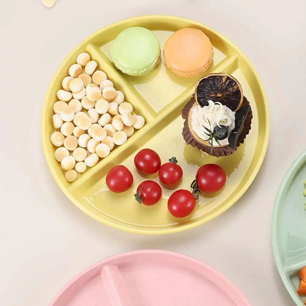 Dinner Plate 3 Grid Serving Dish Microwavable Divided Dining Plate dinner-plate-3-grid-serving-dish-microwavable-divided-dining-plate
