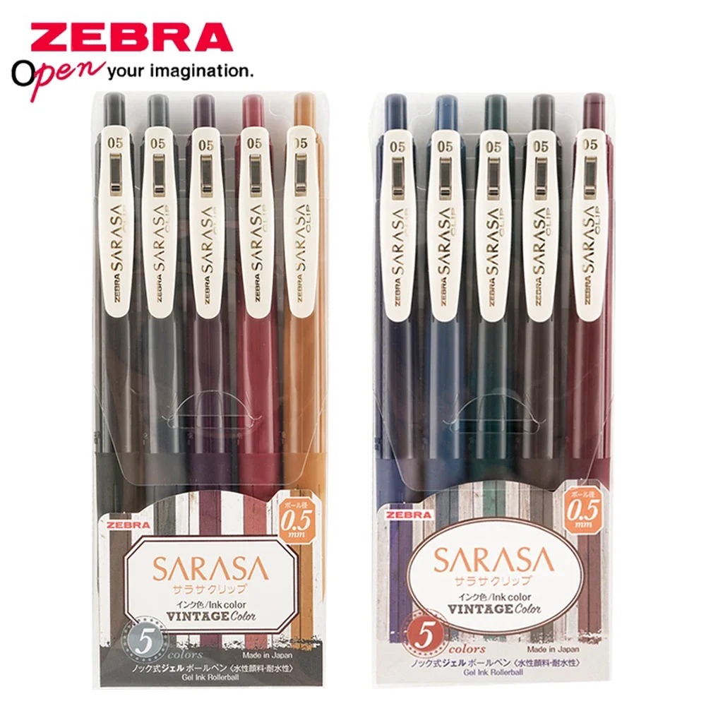 5PCS-Japan-ZEBRA-Vintage-Series-Gel-Pen-JJ15-SARASA-Quick-Dry-Smooth ...