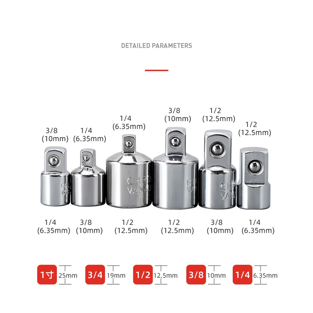 Ratchet-Wrench-Socket-Converter-Socket-Head-Adapter-1-2-Big-Fly-To-3-8 ...