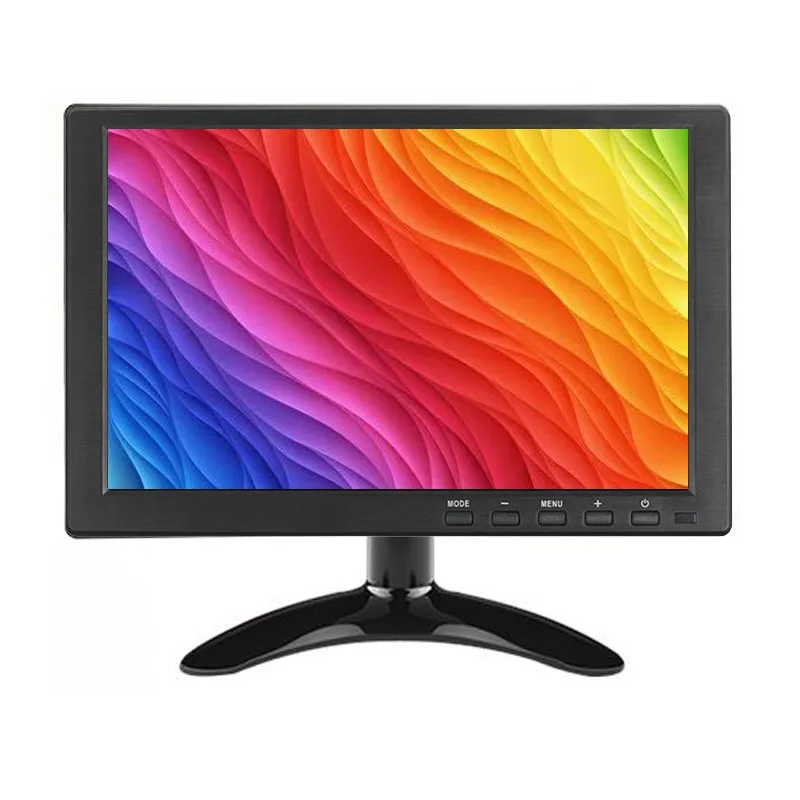 TouchView 10.1 Polegada Monitor CCTV Com HDMI VGA para TV Computador Display LCD Tela Colorida ...