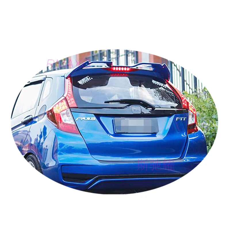 For-HONDA-FIT-Spoiler-2014-2018-Jazz-spoiler-RSDL-High-Quality-ABS ...