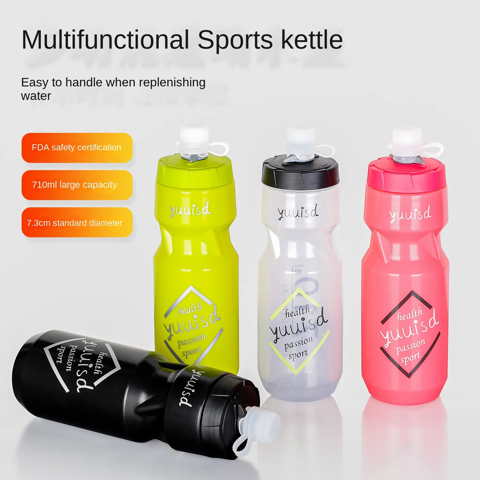 bicycle-water-bottle-mountain-road-bike-riding-large-capacity-fitness ...