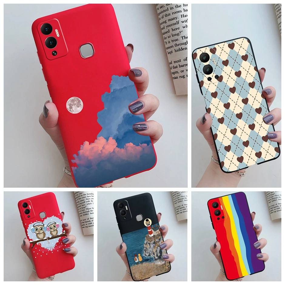 For-Infinix-Hot-12-Play-Case-Infinix-Hot-12i-Back-Cover-Cute-Cartoon ...