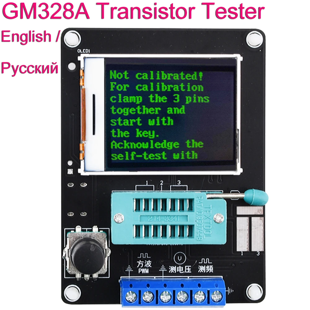 New Version GM328A Transistor Tester Diode Capacitance ESR Voltage ...