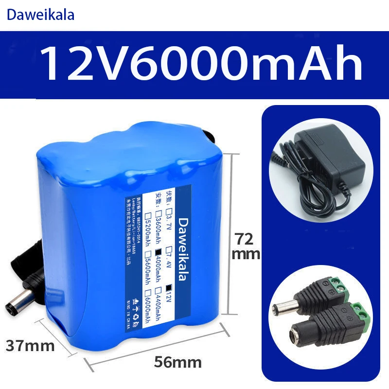 NEW-Portable-Super-12V-1800-10000mah-Battery-Rechargeable-Lithium-Ion ...