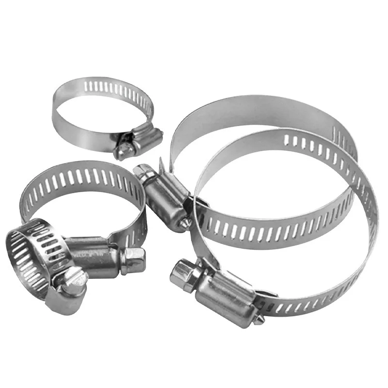 6mm-165mm-Stainless-Steel-Drive-Hose-Clamps-Adjustable-Water-Pipe-Tri ...