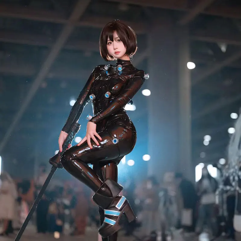 Irelia-H-Store-Custom-size-made-GANTZ-Yamasaki-Anzu-Cosplay-Costume-sexy-leather-lineries-Game ...