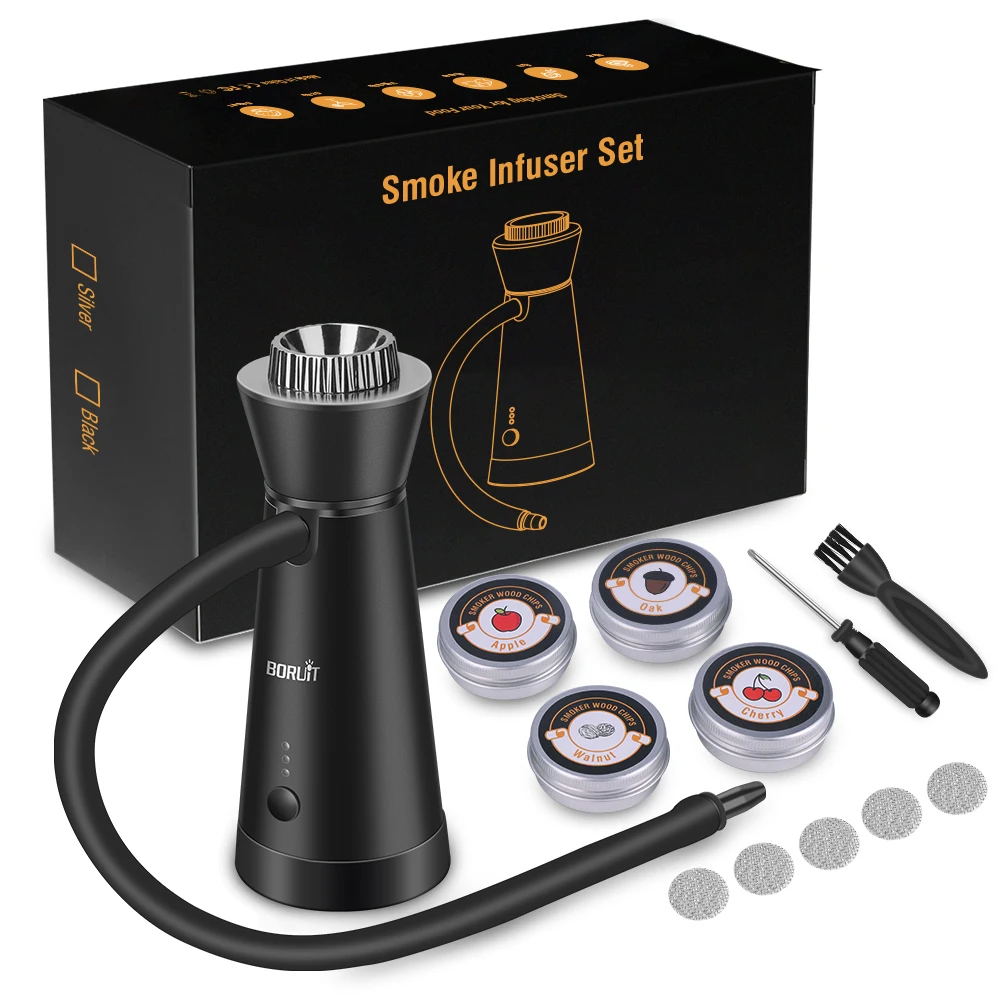 BORUiT-Smoke-Infuser-Food-Drink-Cold-Smoke-Generator-Bar-Portable ...