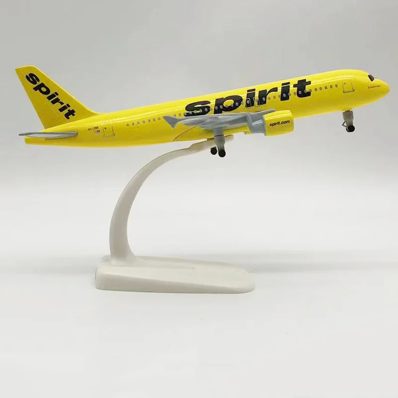20CM-Airplanes-Spirit-Airlines-A320-Metal-Diecast-Plane-Model-Aircraft ...