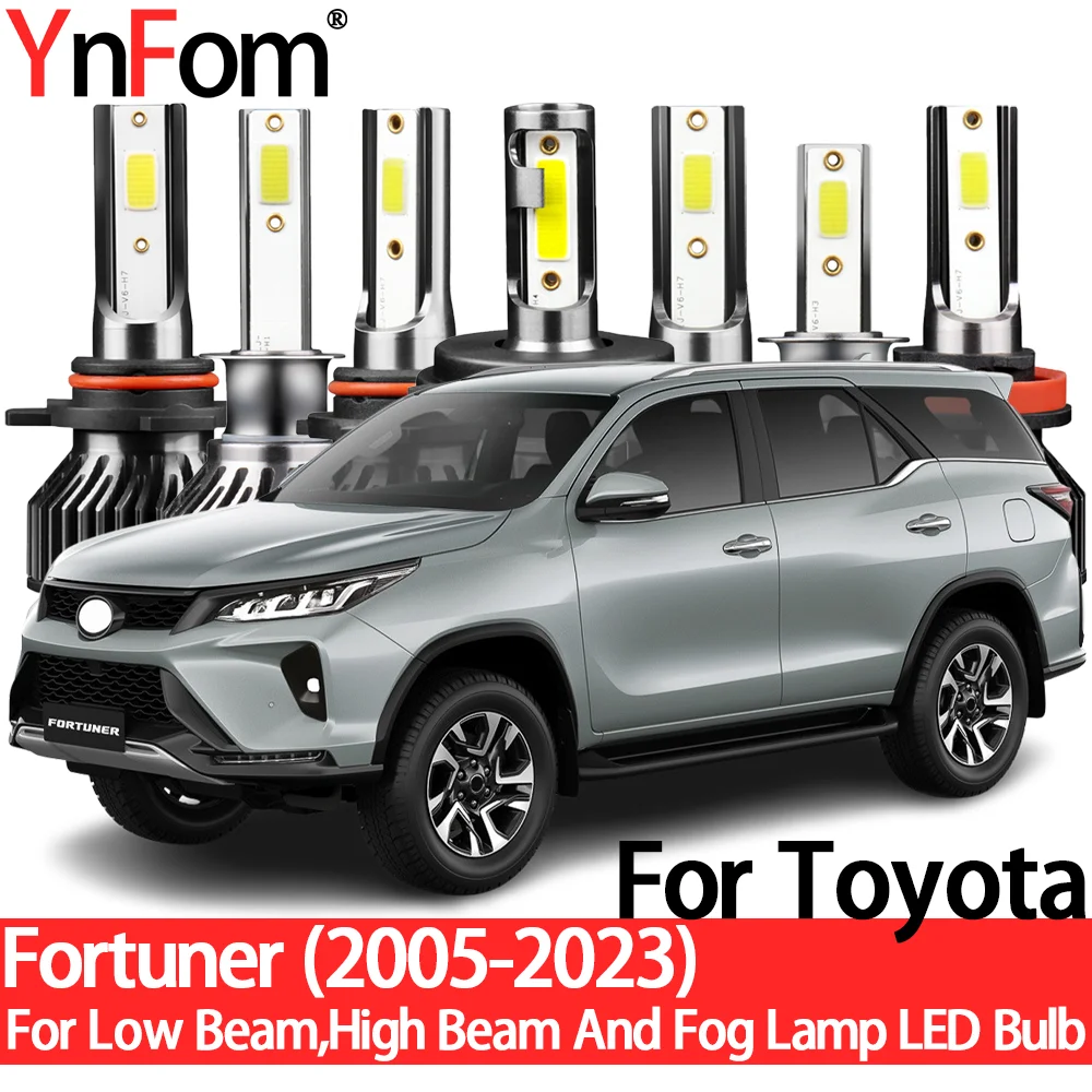 YnFom For Toyota Fortuner 2005 2023 Special LED Headlight Bulb Kit For ...