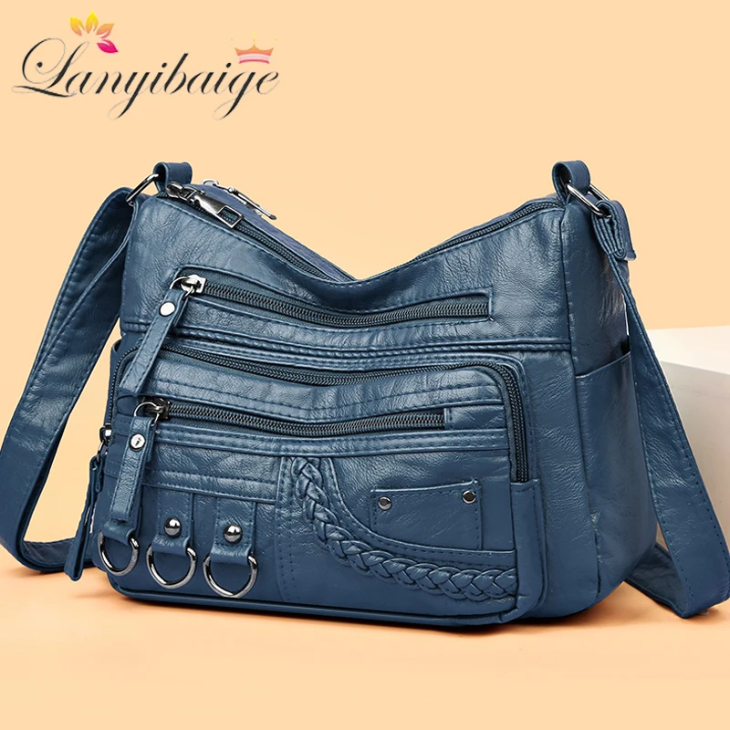 2024-New-Ladies-Soft-Leather-Bags-High-Quality-Purses-And-Handbags ...