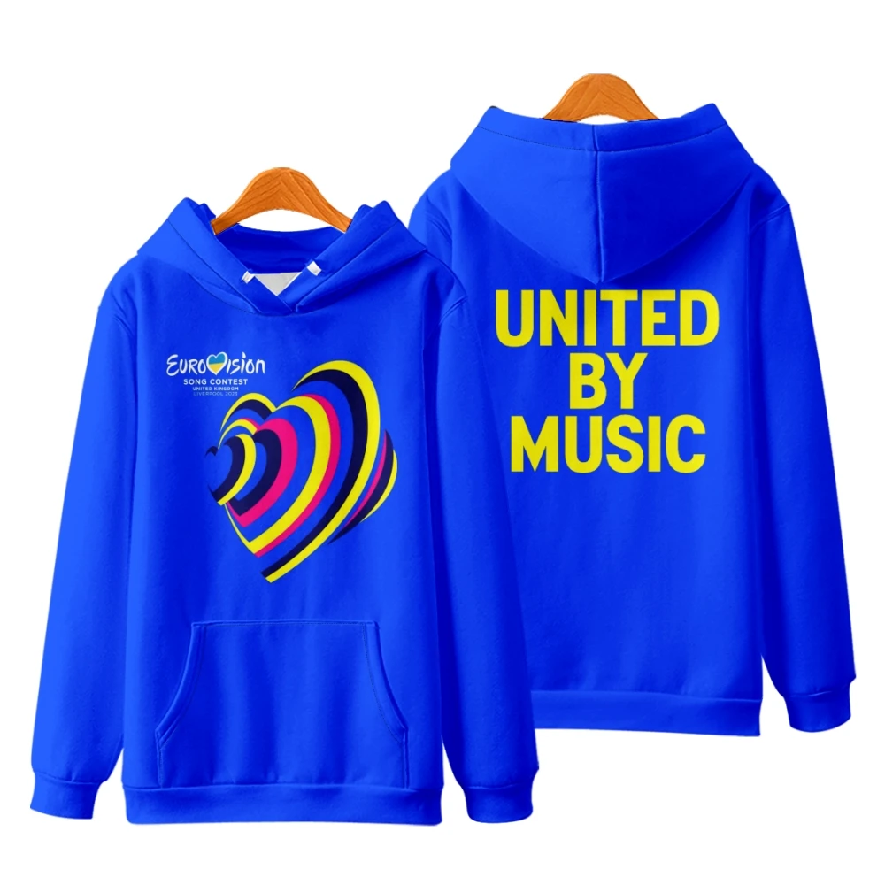 Eurovision 2023 Heartbeat Hoodie Long Sleeve Women Men Sweatshirt ...