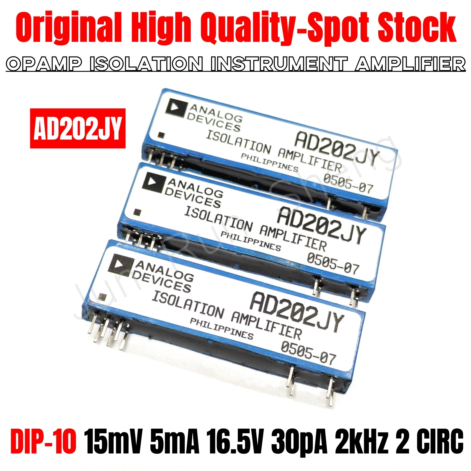 Original-AD202JY-Micro-ISOLATION-Operational-AMPLIFIER-SIP-10-15mV-2kHz ...