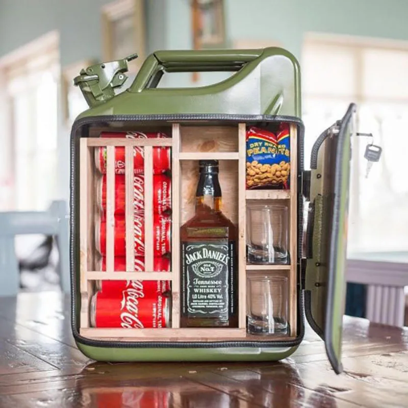 Portable Mini Bar Cabinet