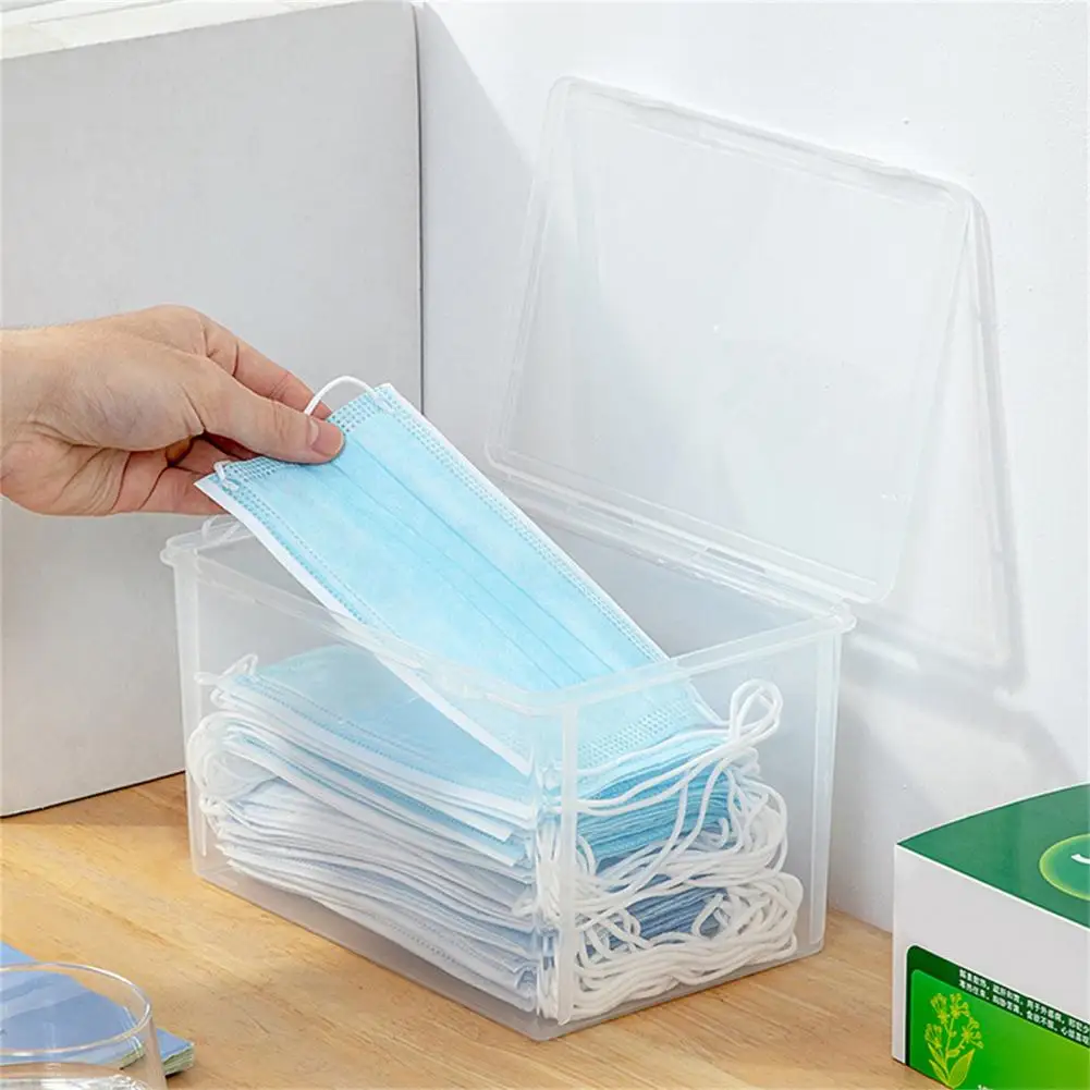 New-Arrival-Mask-Storage-Box-Household-Dust-proof-Sealed-Large-Capacity ...