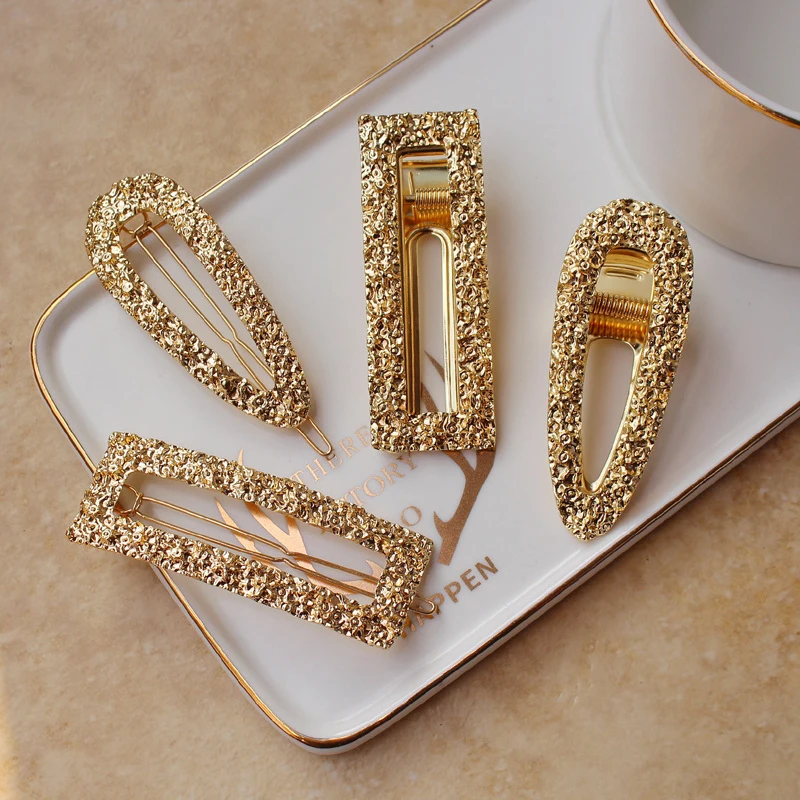 Fashion-Metal-Hair-Clips-Golden-Color-Alloy-Barrettes-Hair-Accessories ...