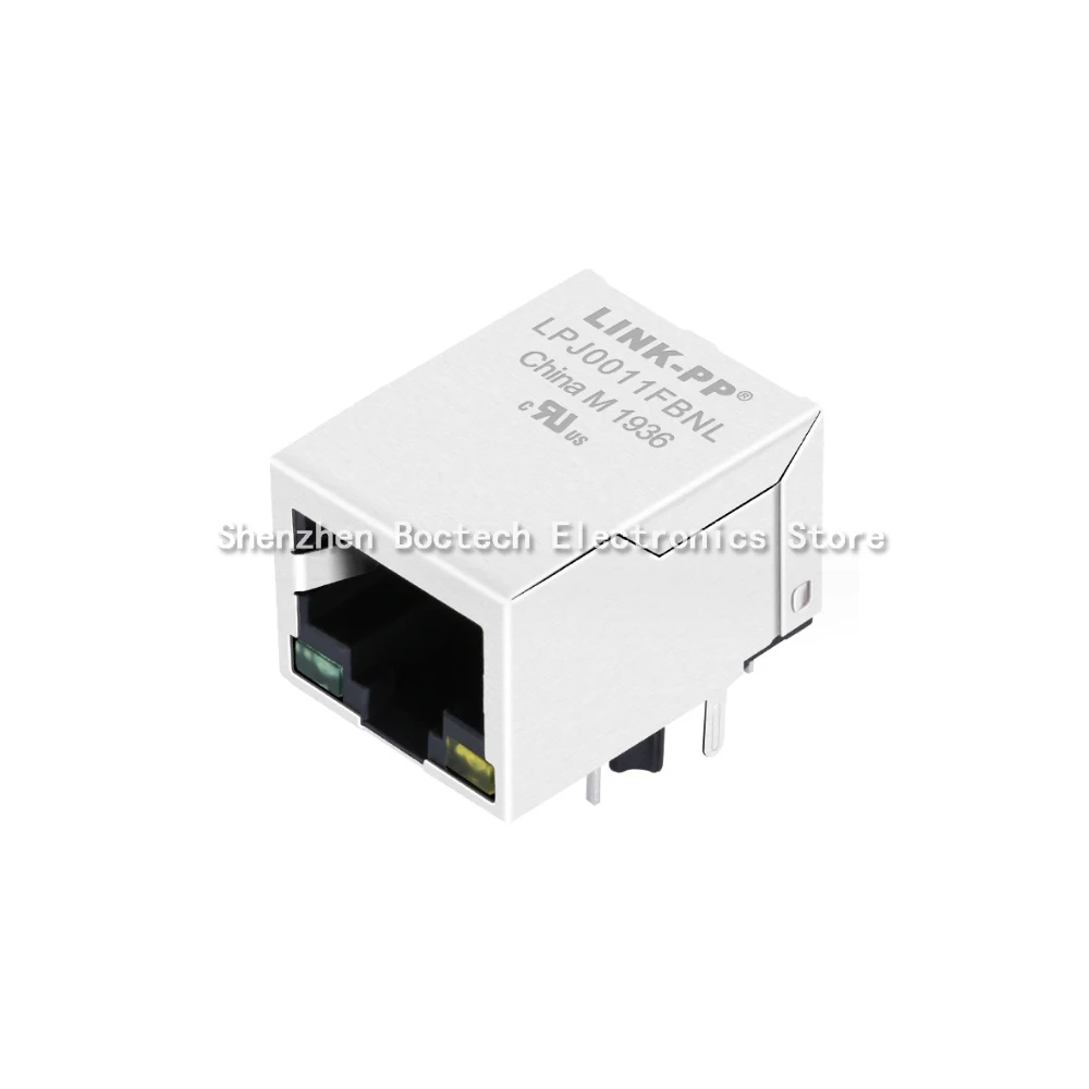 New-HR911105A-Single-Port-RJ45-Connector-with-Integrated-Magnetics-and ...
