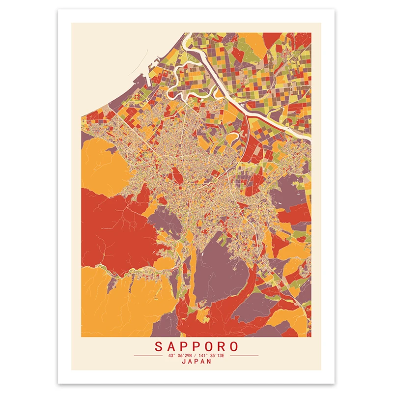 Sapporo World Map