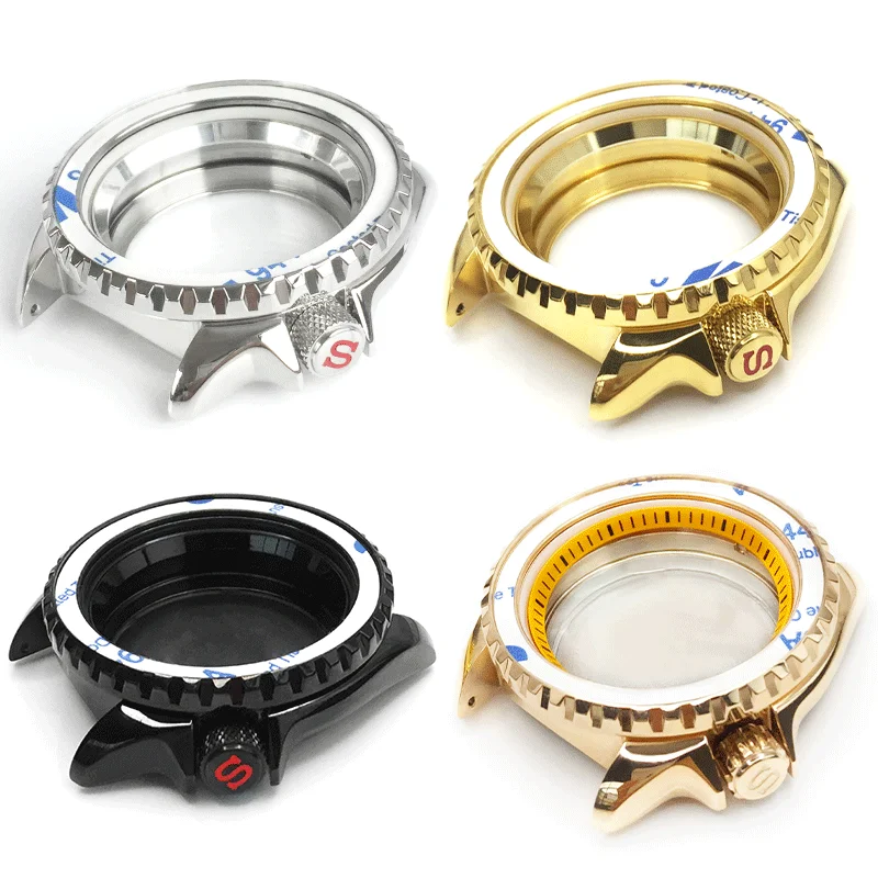 Stainless-Steel-Shiny-Watch-Case-Set-For-SEIKO-SKX007-SKX175-Dive ...