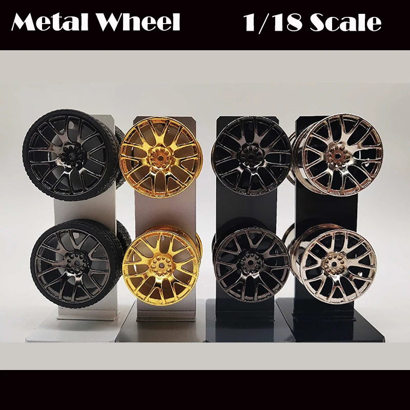 Diorama-1-18-Alloy-Wheel-Display-Tools-Set-4-Metal-Wheels-Racking ...