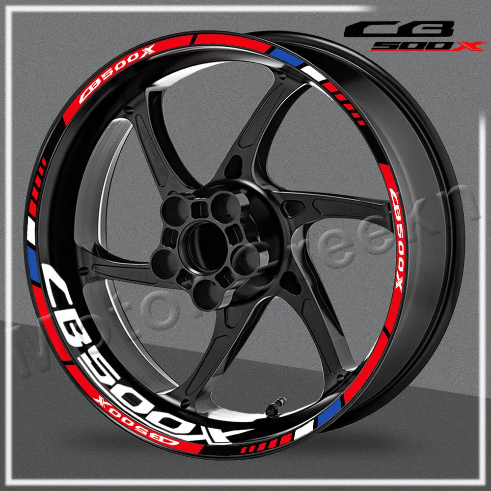 For Honda CB500X cb500x Reflective Motorcycle Wheel Rim Sticker Decal ...