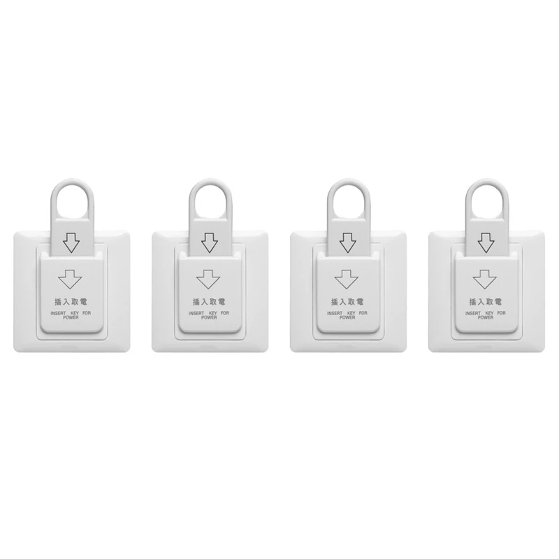 1-4X-High-Grade-Hotel-Magnetic-Card-Switch-Energy-Saving-Switch-Insert ...