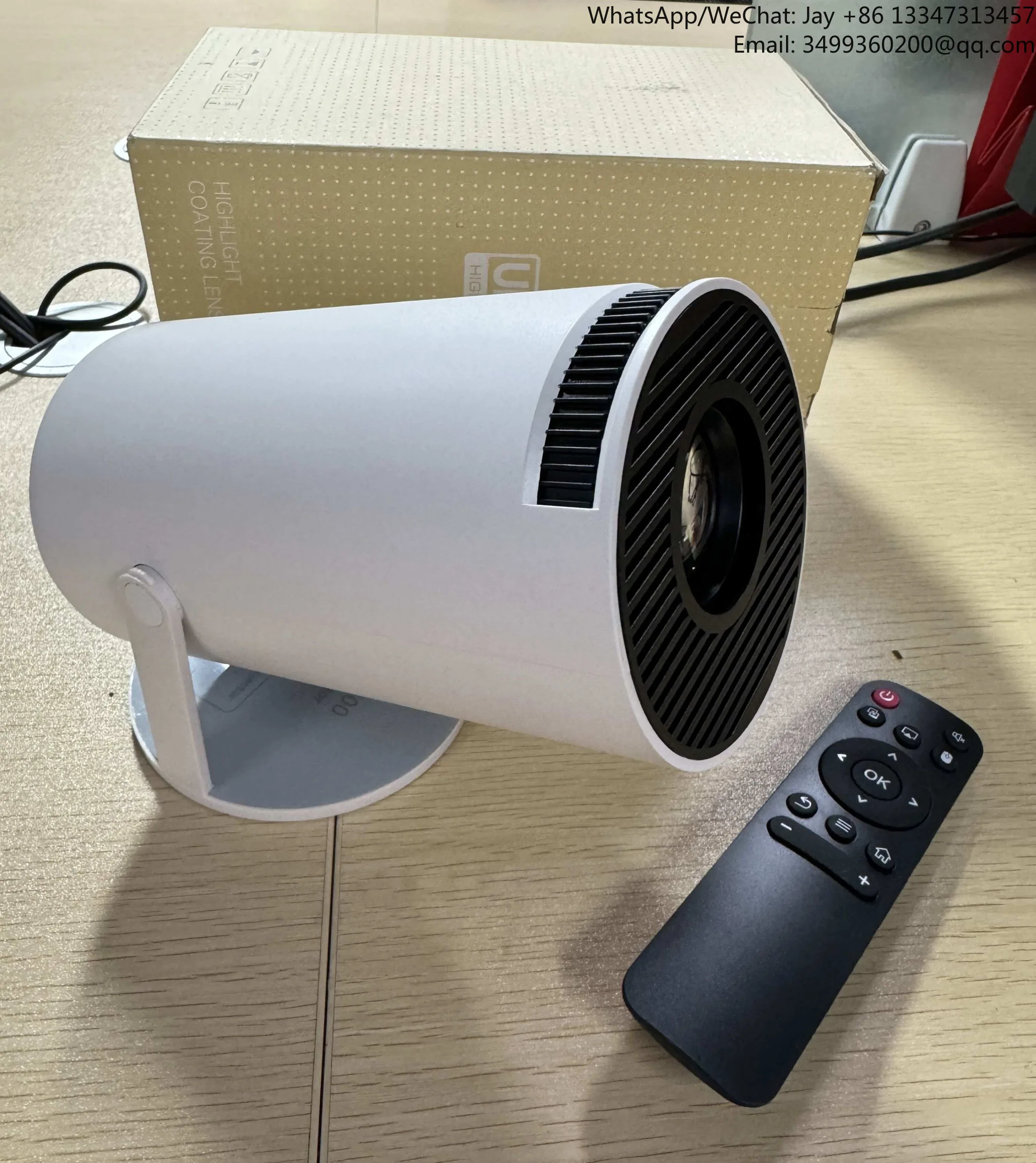 HY300 Pro HY320 Mini Projector Portable Android Video Projector ...