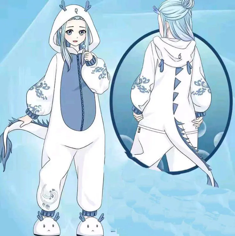 Anime-Flannel-Aobing-One-Piece-Pajamas-Viserion-Cartoon-Cosplay-Costume ...