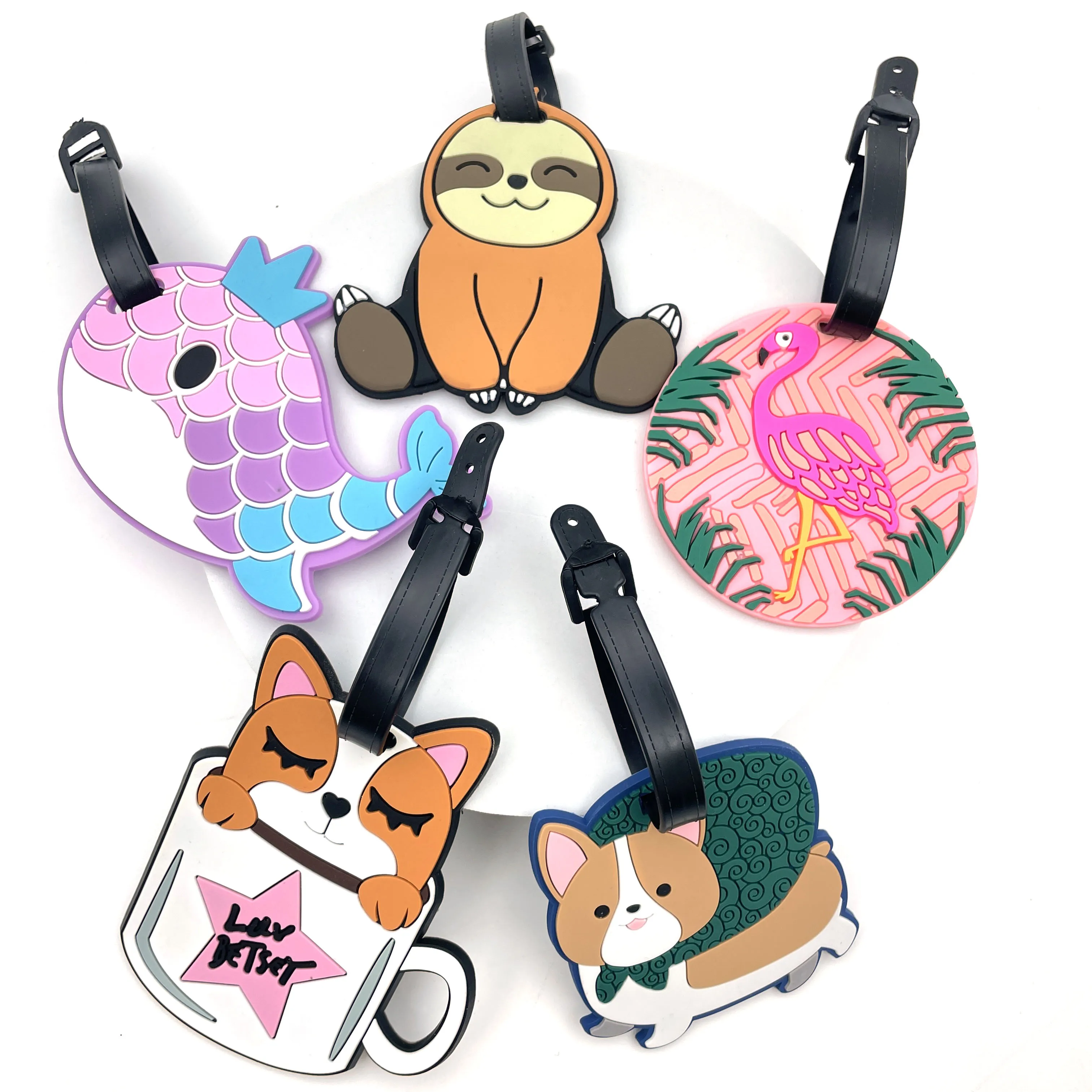 1PCS-Silicone-Letter-Suitcase-Baggage-Luggage-PVC-Tags-Name-ID-Bag ...