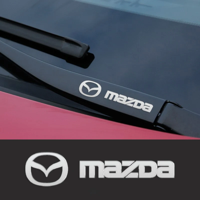 Metal-emblem-Auto-Decor-Decals-Car-Window-Wiper-Stickers-For-Mazda-3 ...