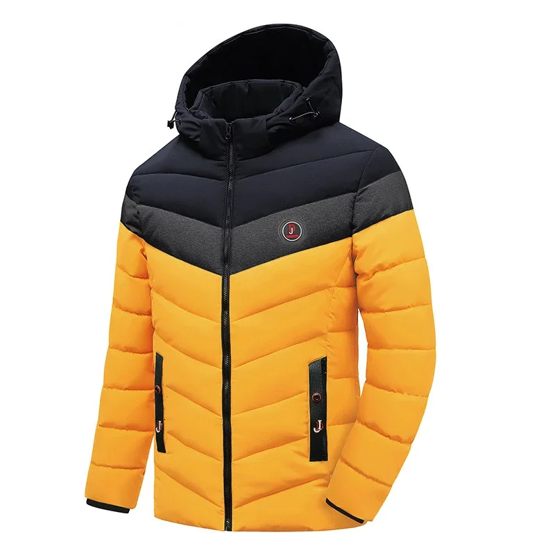 2024 Men's Winter Jacket Zip-up Autumn Warm Down Windproof Padded ...